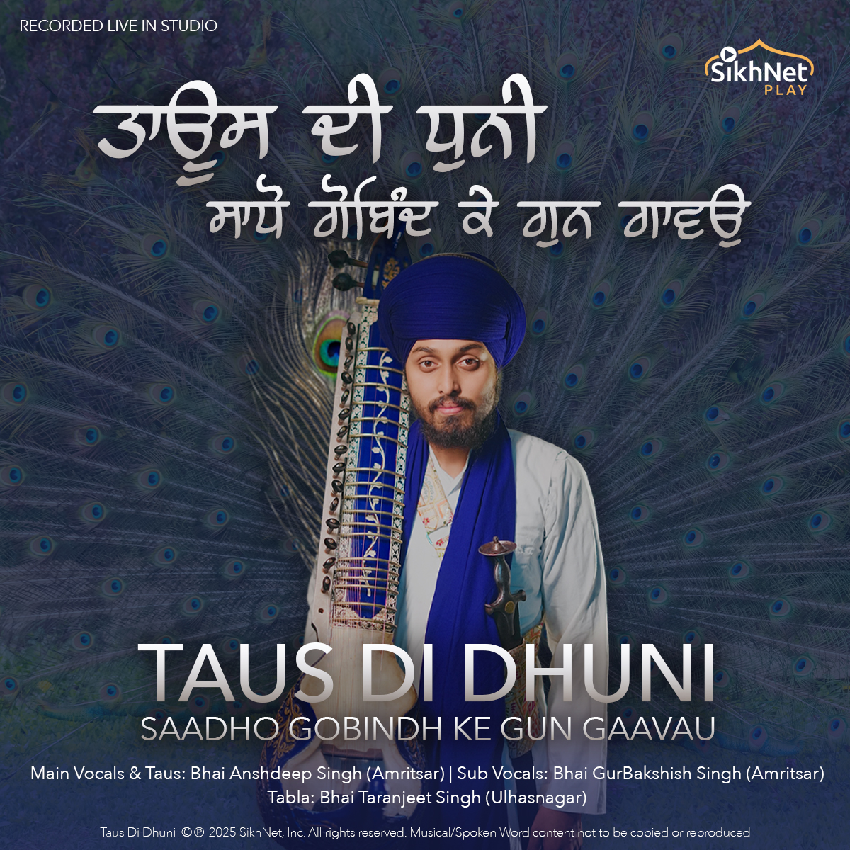Saadho Gobindh Ke Gun Gaavau (Raag Malkauns) - Taus di Dhuni - Single ...