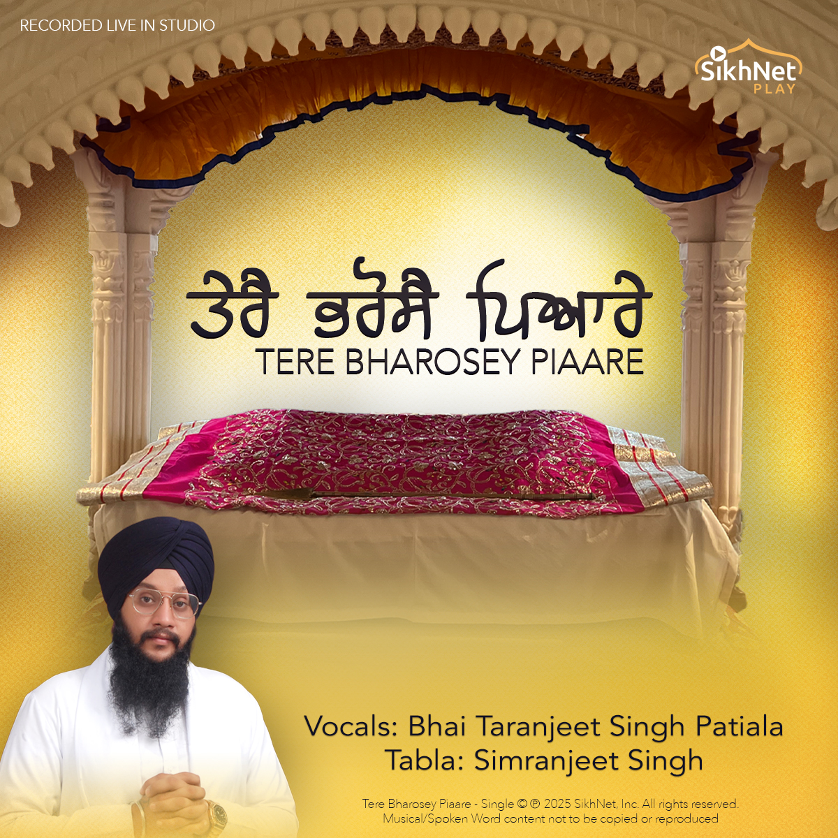 Tere Bharosey Piaare - Single - Bhai Taranjeet Singh (Patiala) - Free ...