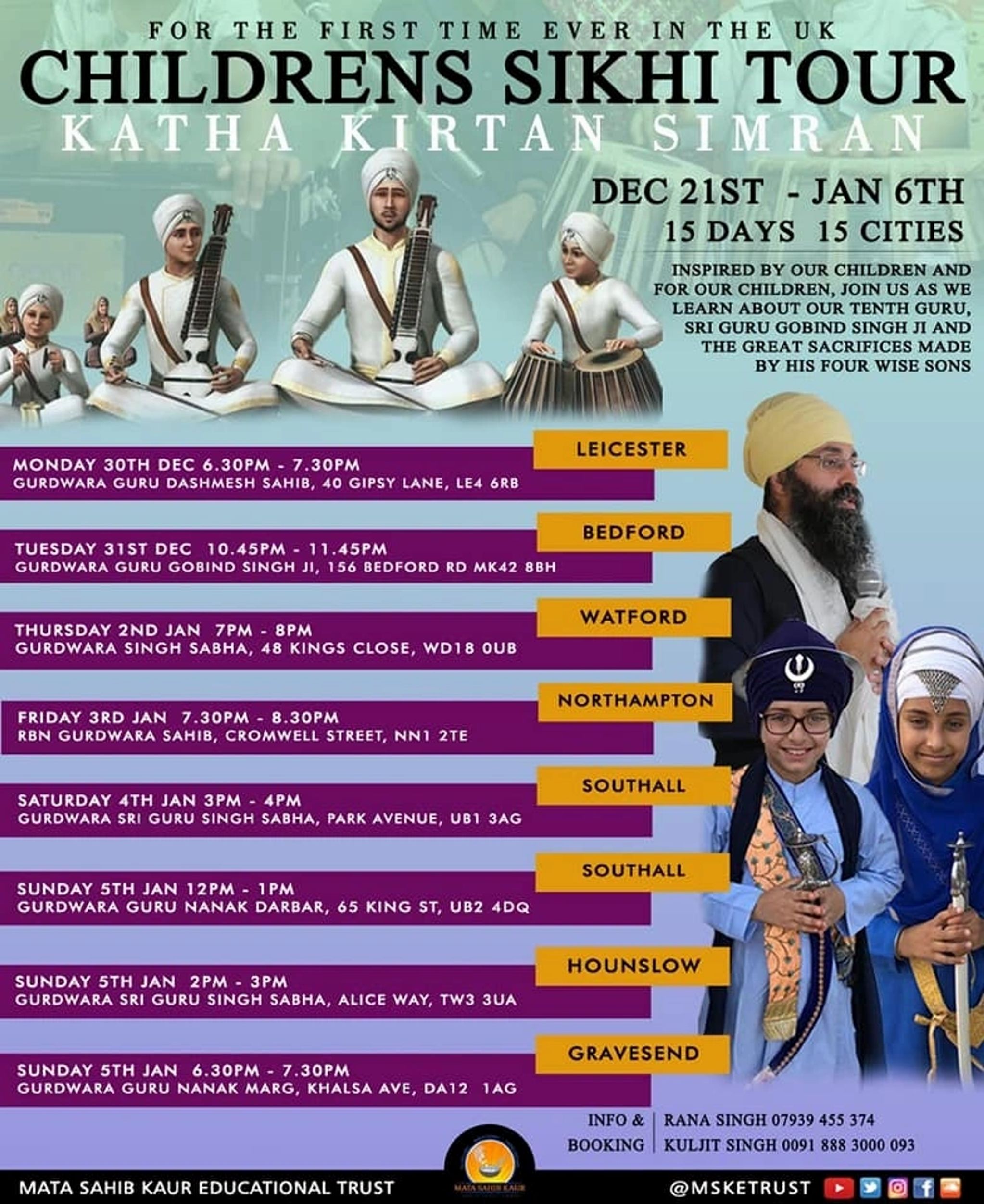 Childrens Sikhi Tour 2019 - 2020 - Nihal Kirtani Jatha - Free Online ...